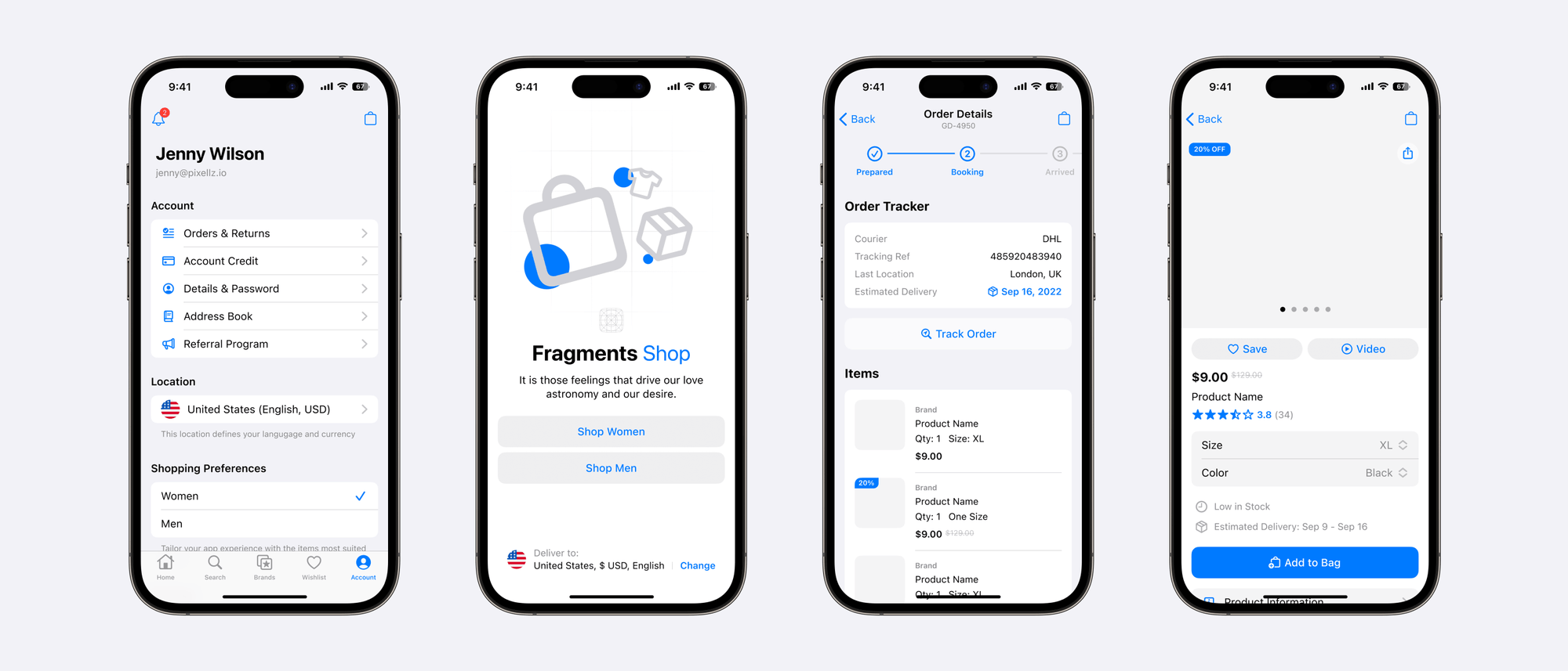 Fragments iOS 16 Design Kit for Figma
