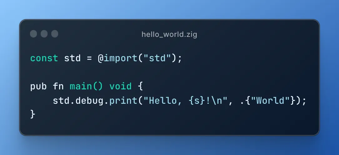Tapestry - Zig Primer