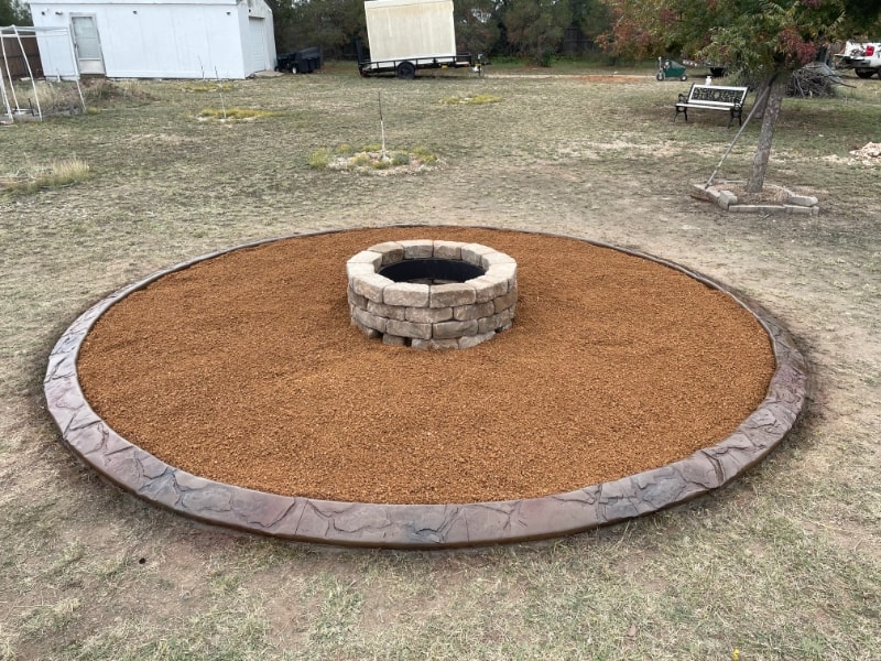 Custom Fire Pits in San Angelo | TX Curbing