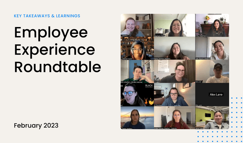 Epoch | Employee Experience Roundtable | February 2023 🌟