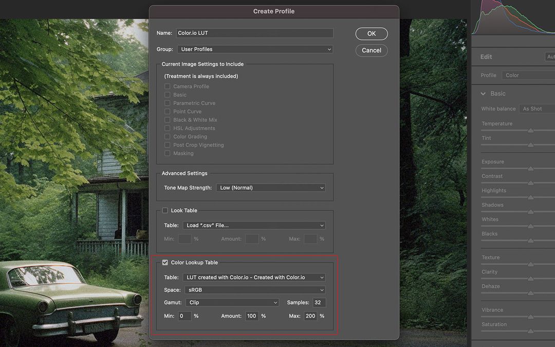 Create LUTs for Adobe Lightroom | Color.io User Guide