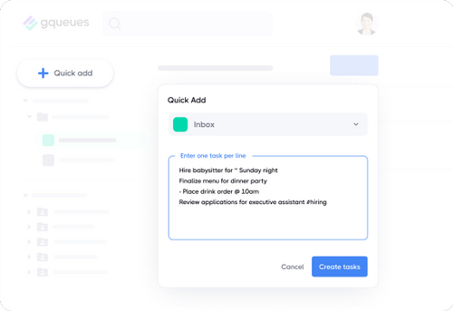 GQueues’ Work Management Features | GQueues
