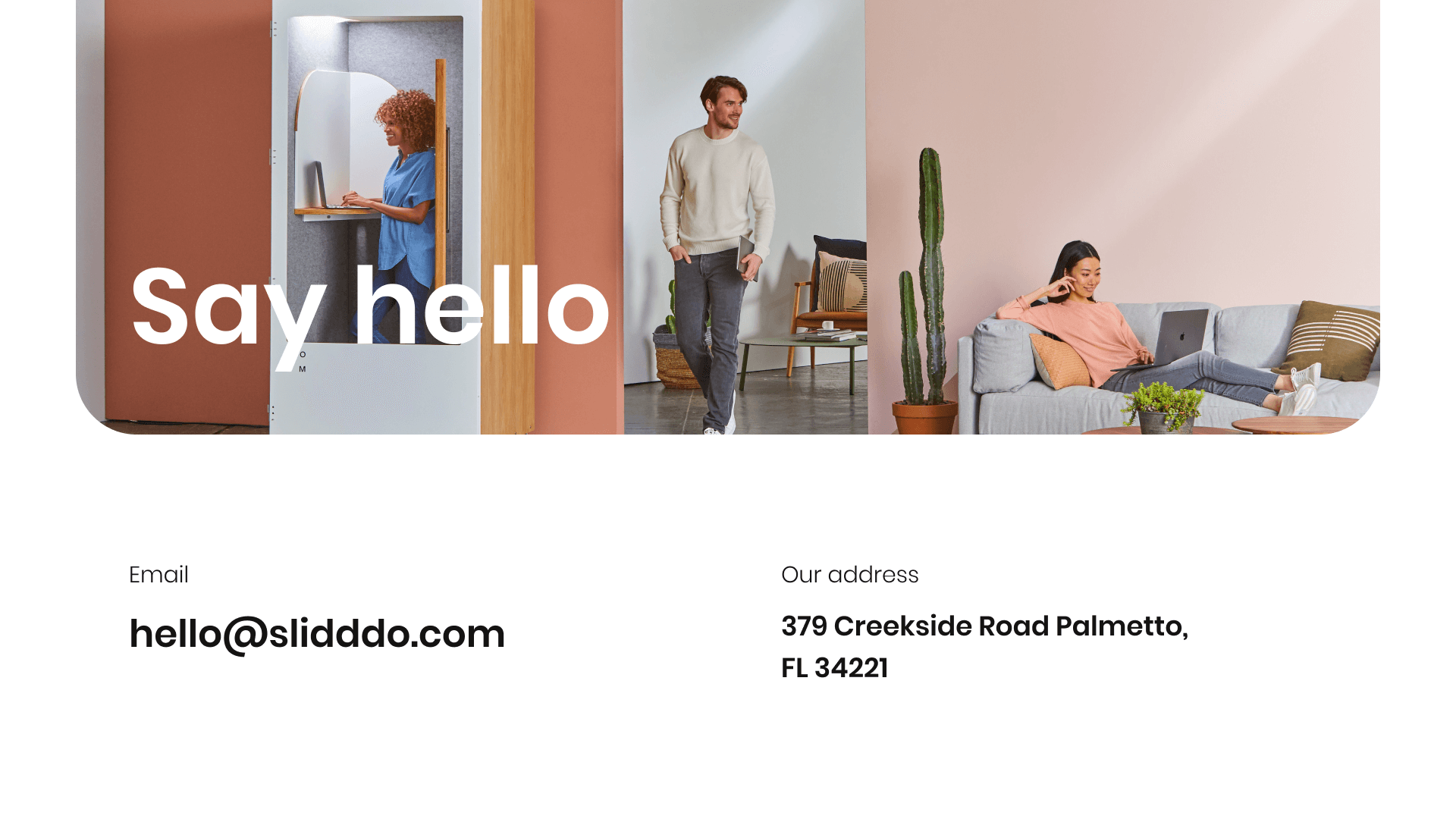 Contact Us Slide Templates - slidddo