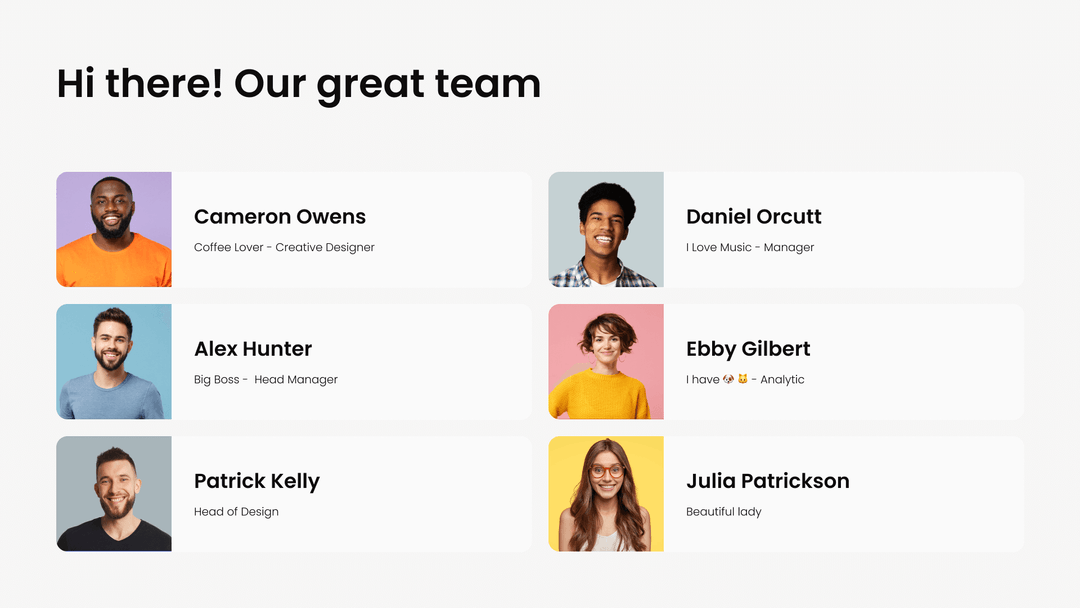 Team Slides - slidddo