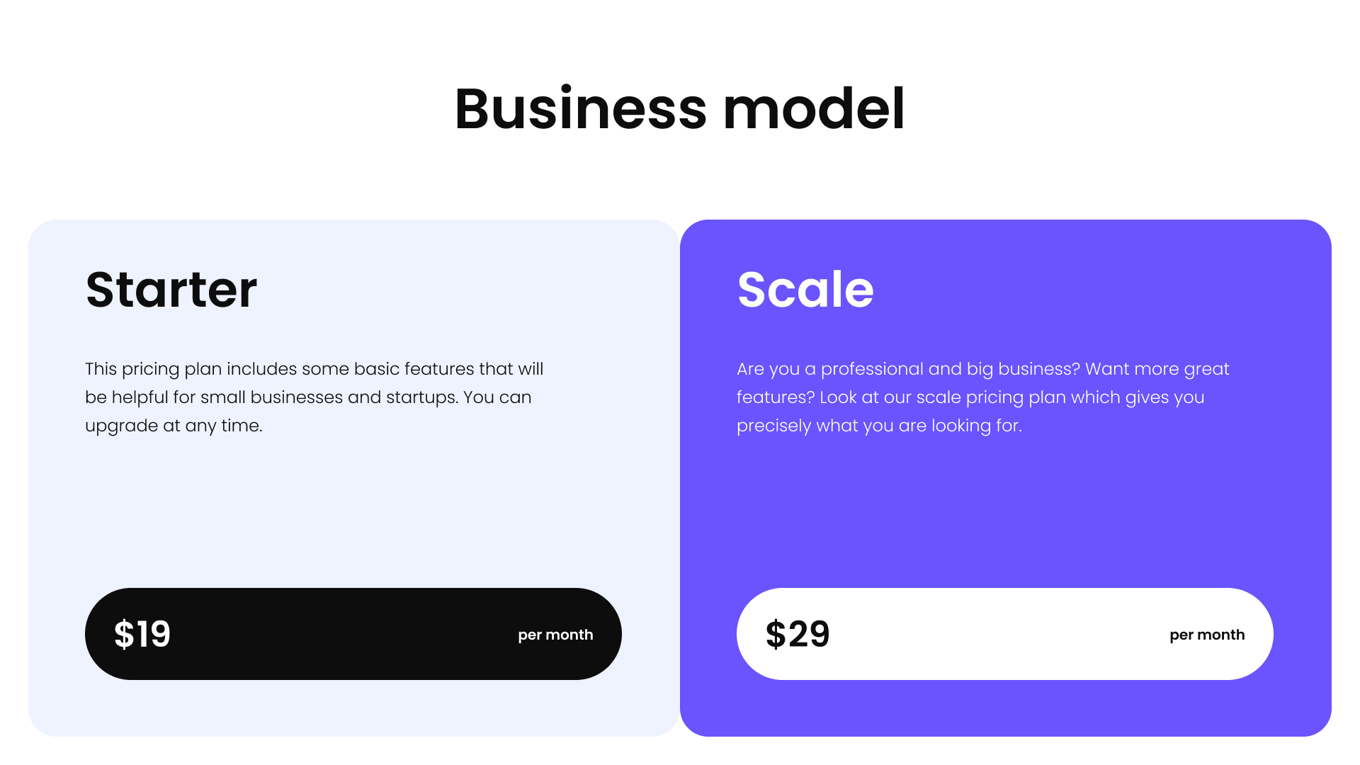 Business Model & Price Slide Templates - slidddo