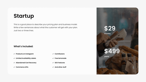 Business Model & Price Slide Templates - slidddo