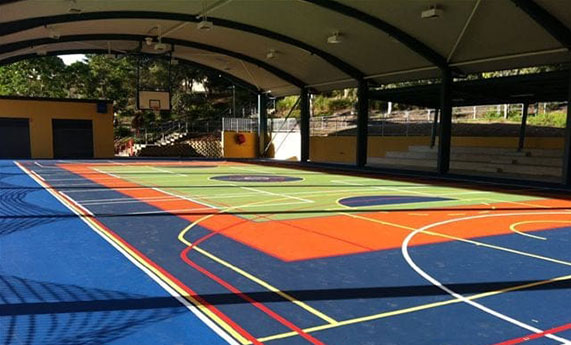 Basketball Court Construction