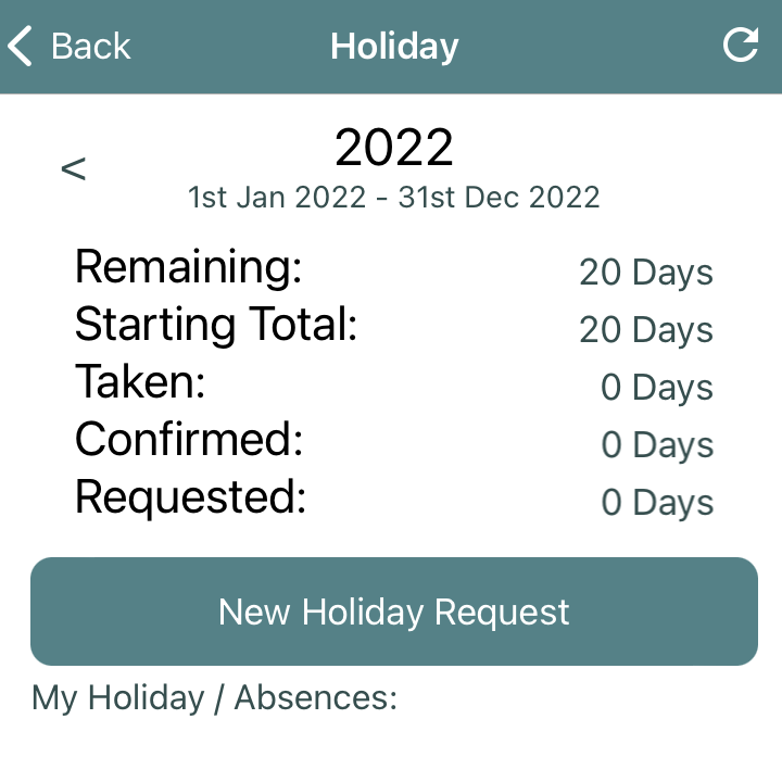 How do I make an Absence Request?