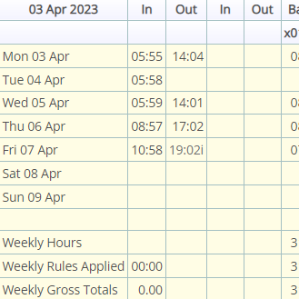 How do I process Timesheet Exceptions?