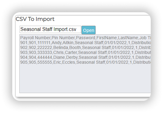 How do I import employees?