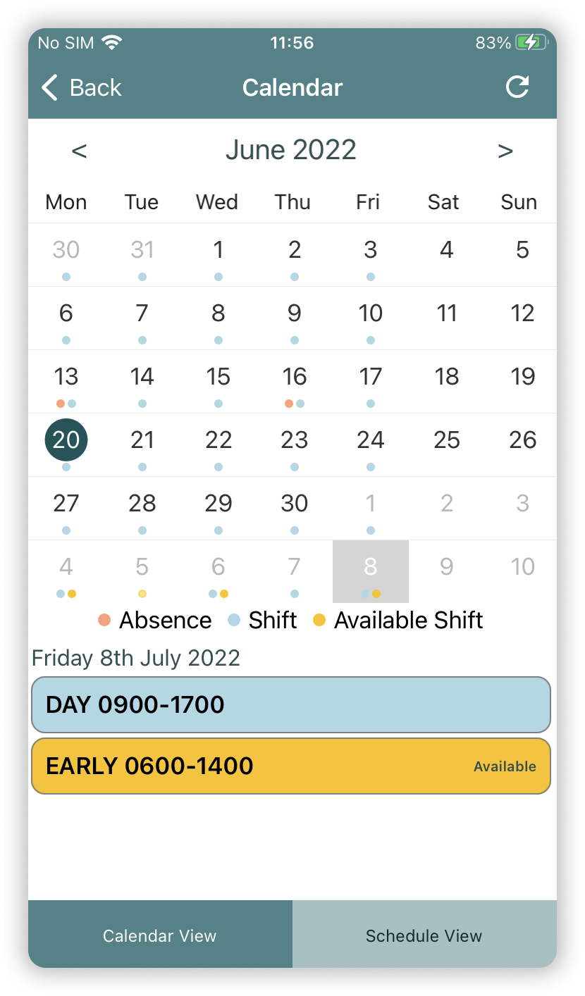 How do I request shifts?
