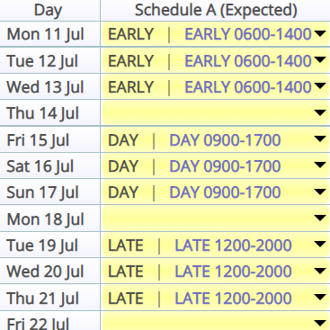How do I create and use Work Schedules?