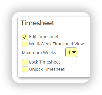 How do I allow employees to edit their own Timesheets?