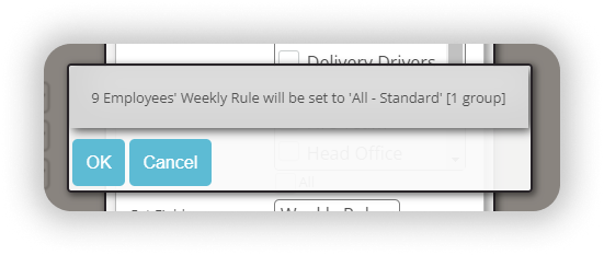 How do I assign Weekly Rules to Employees?
