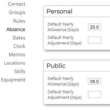 How do I set a new starter's holiday balance?