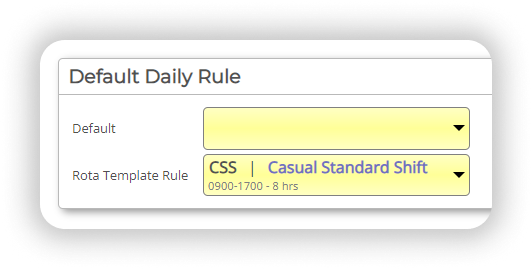 How do I set up an Employee to be included in the Rota?