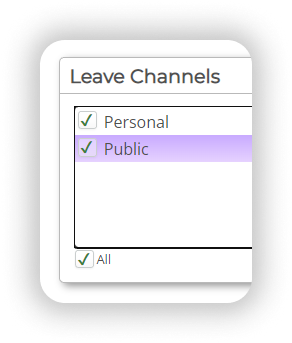 How do I track Public Holiday balance separately to Personal Holiday balance?