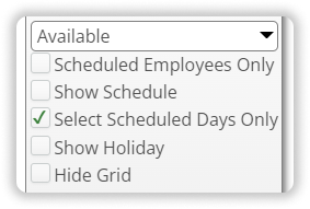 How do I use the Availability Screen?