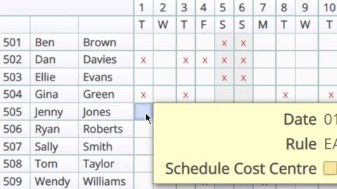 How do I use the Availability Screen?
