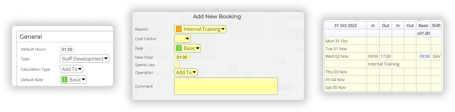How do I use Calculation Types with Absence Reasons?