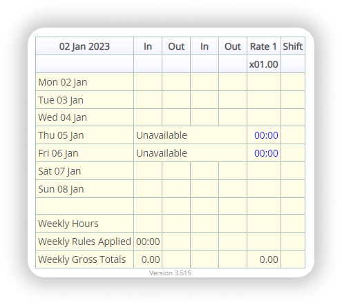 How do my team let me know if they are unavailable to work?