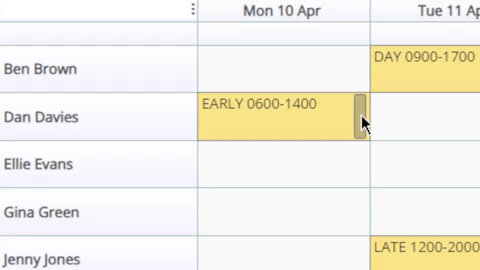 How do I make changes to the Rota?