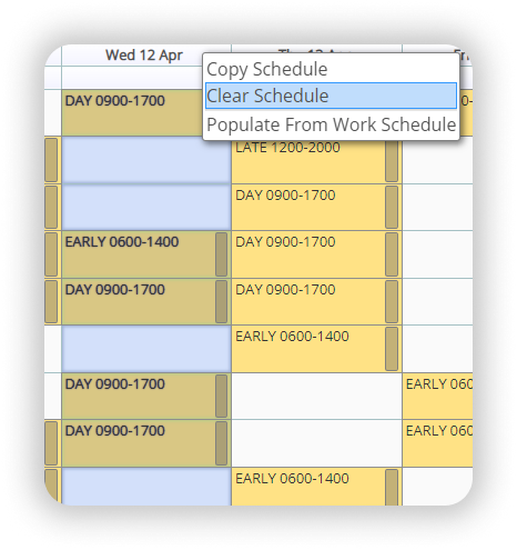 How do I make changes to the Rota?