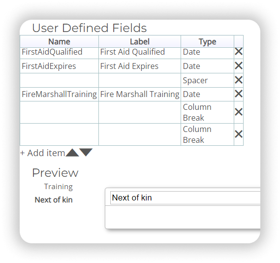 How do I create and manage User Defined Fields?