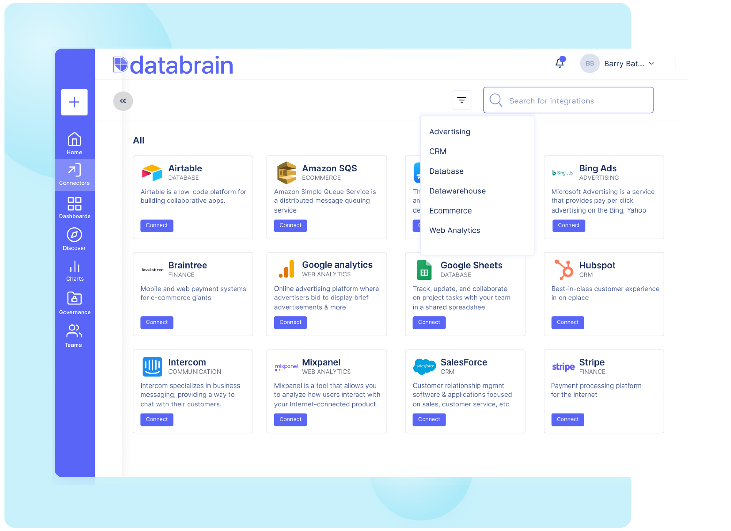 DataBrain | The all-in-one data stack for your ETL, transformations ...