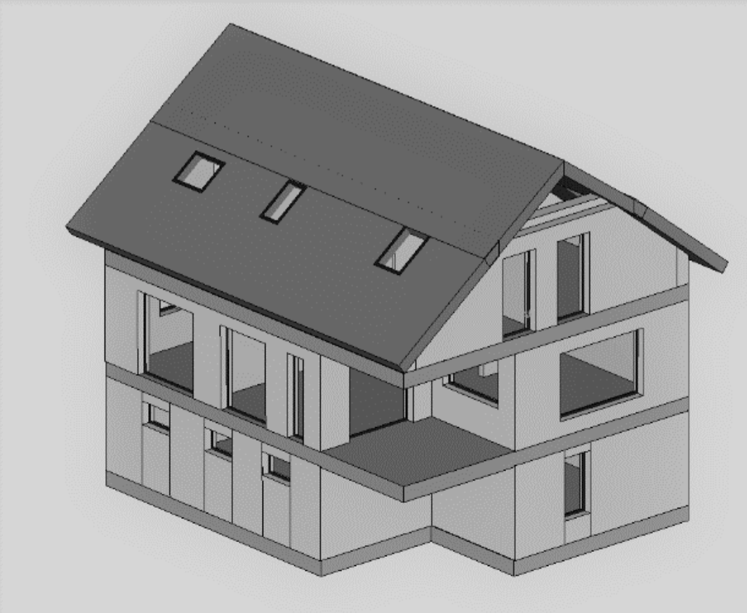 Neubau eines Doppelhauses und zwei Einfamilienhäuser in München Puchheim