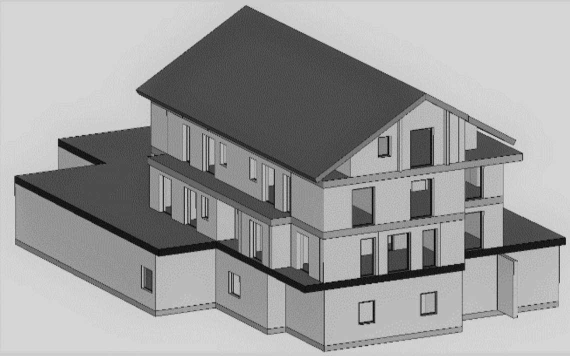 Neubau eines Doppelhauses und zwei Einfamilienhäuser in München ...