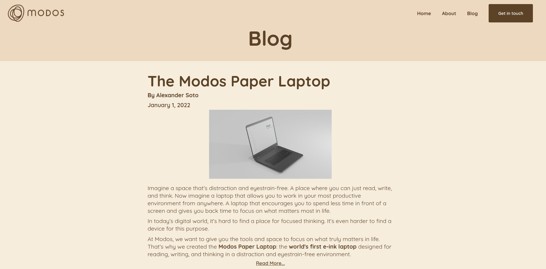 Blog | Modos