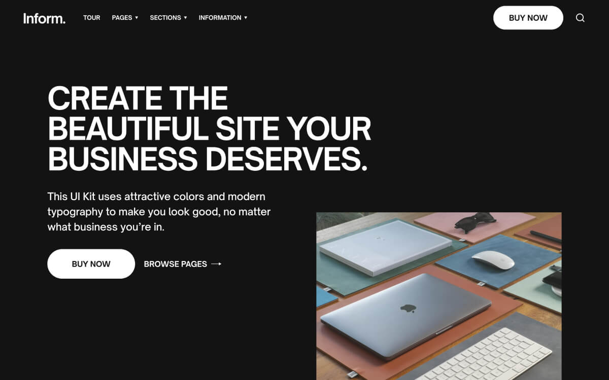Inform - Webflow HTML Website Template