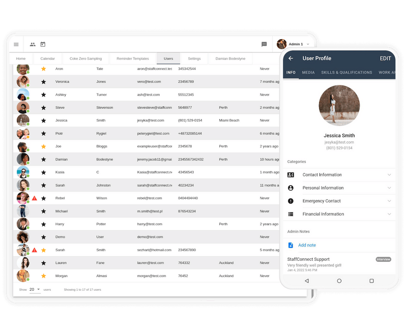 StaffConnect: Event Management Staffing Software