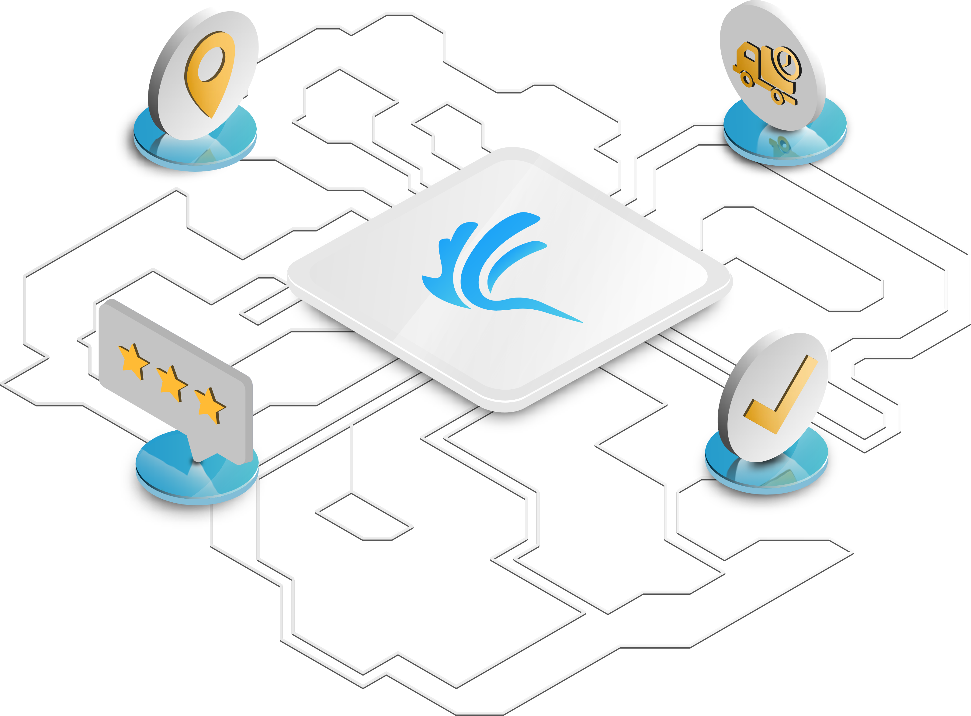 Last Mile Delivery, Logistics, Route Optimization & Order Tracker