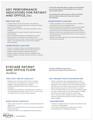 Eyecare Office Patient Flow: A Guide to Measure & Maximize It | Revival ...