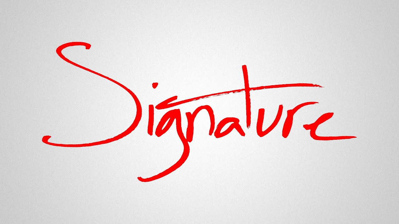 Create a Signature Watermark | Photoshop