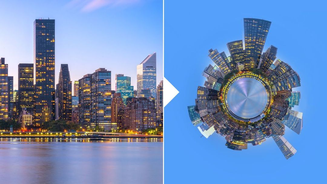 Tiny Planet Effect | Photoshop