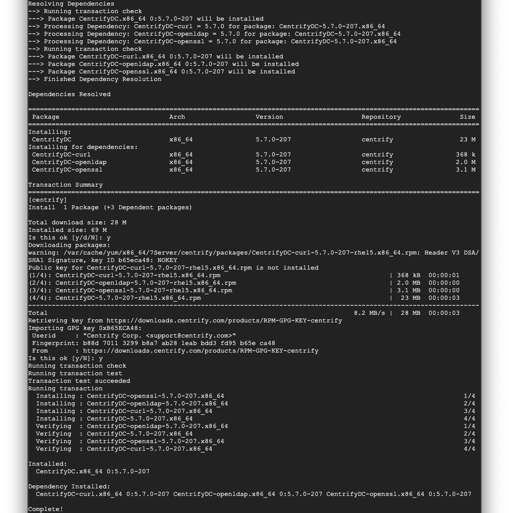Setting up a Centrify repo on a Linux Box (RHEL) - Nyedis