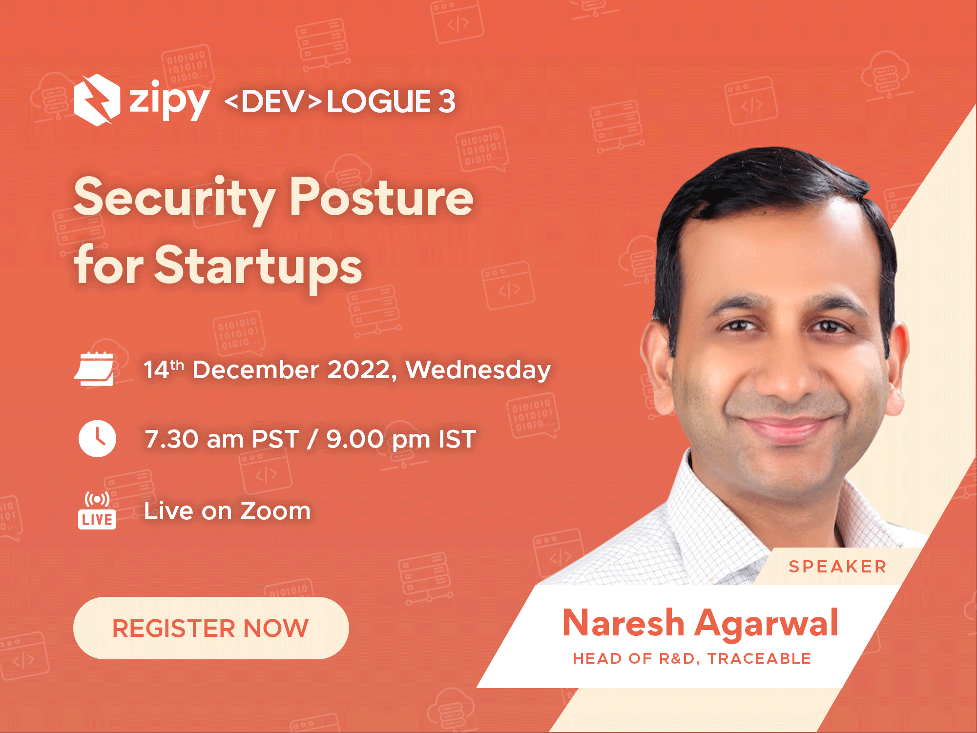 Zipy Devlogue 3: Security Posture for Startups | Naresh Agarwal