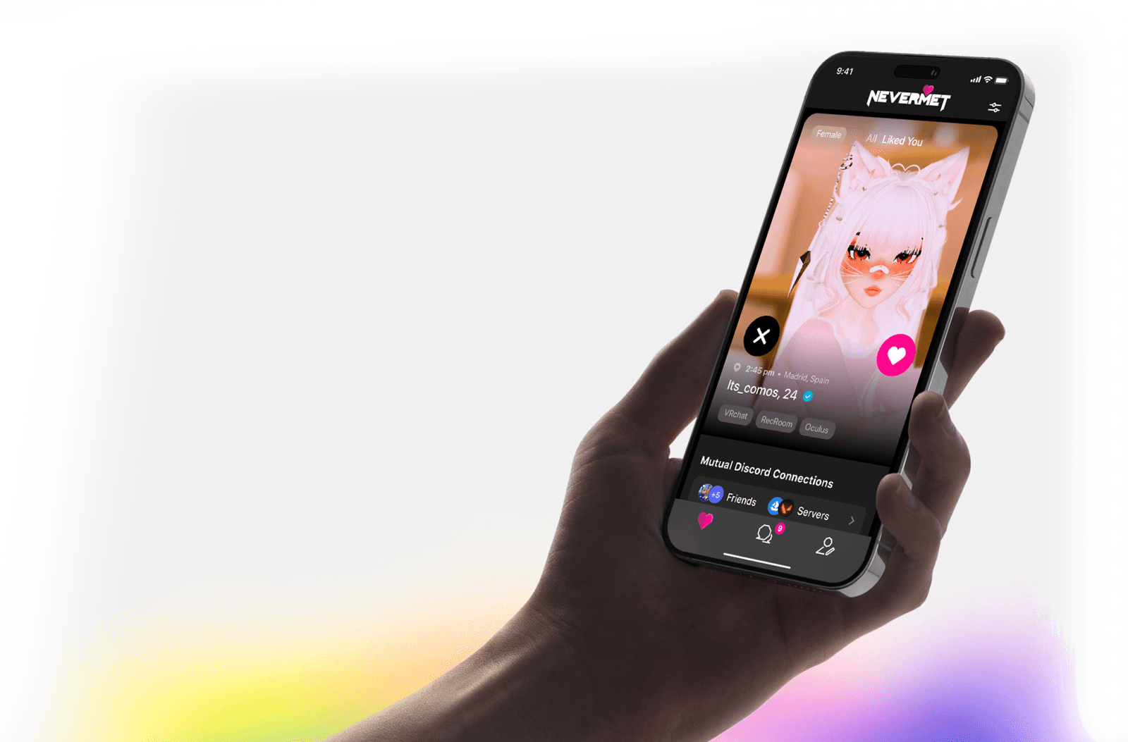 Nevermet - VR Dating App | Find a VRBF or VRGF