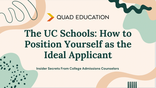 Webinars | Quad Education