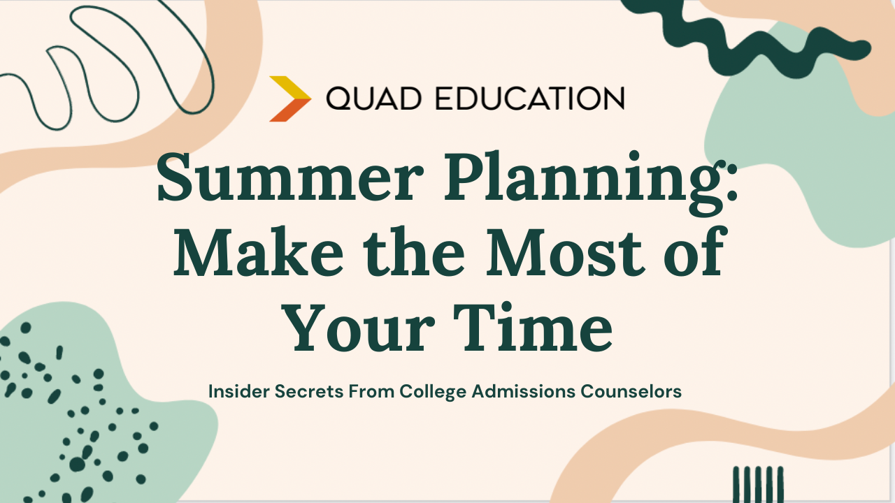 Webinars | Quad Education