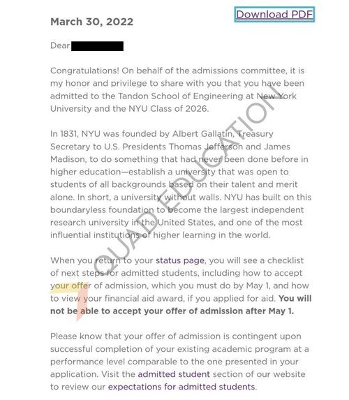 College Acceptance Letters | Quad Education