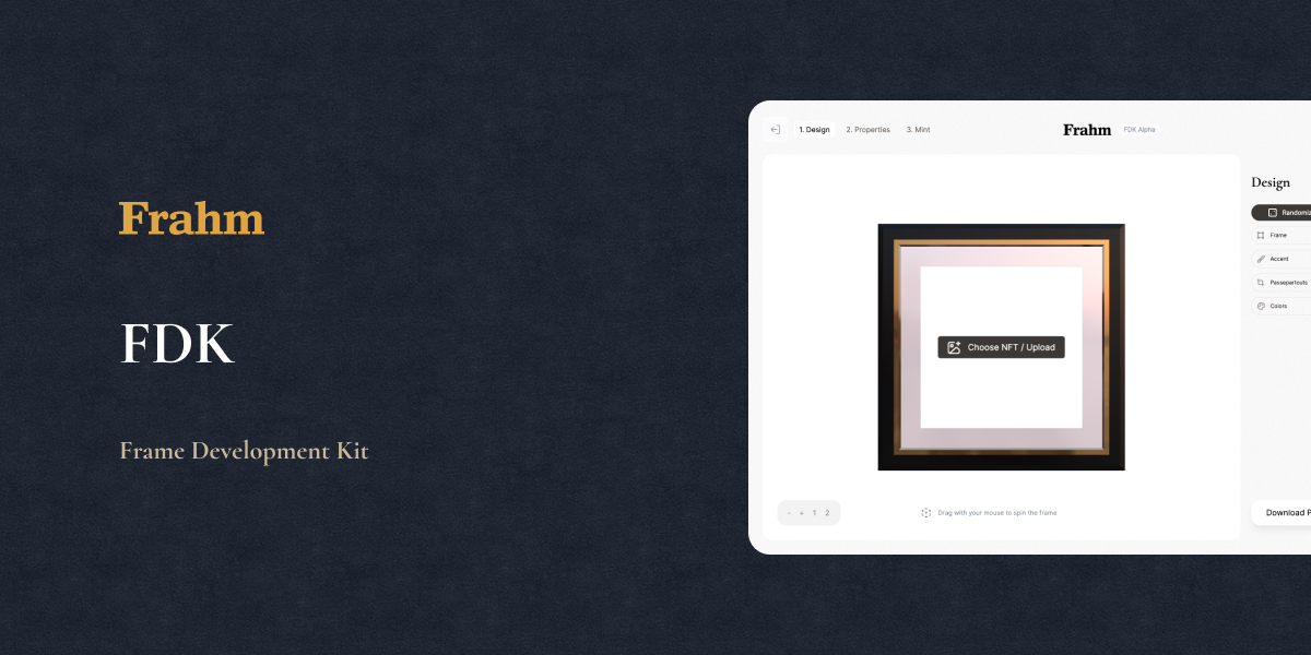 Create Your Own NFT Frames with Frahm