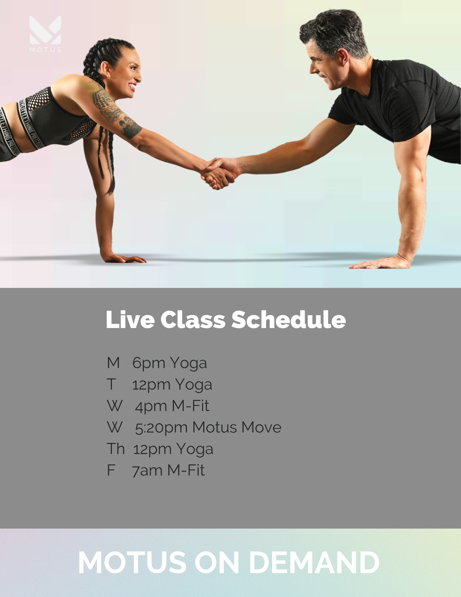 Movement Classes, Yoga, HIIT, M-FIT Online Program | Motus
