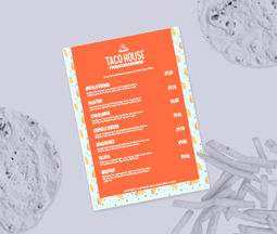 Menu Printing, Takeaway Menu Printing, Print Restaurant Menu Cards UK ...