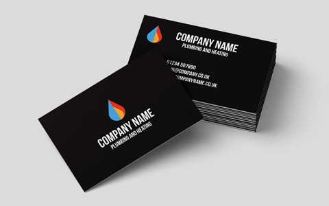Plumbing Business Cards, Plumbing & Heating Business Card Design ...