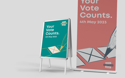 Election Campaign Materials, Banners & Posters, Political Flyers ...