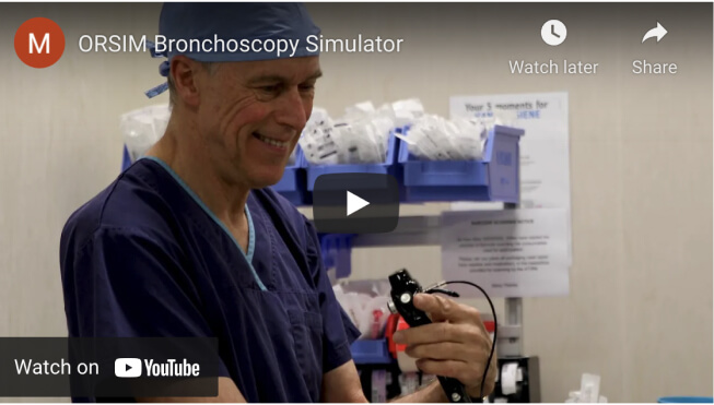 ORSIM© | Small portable virtual bronchoscope trainer